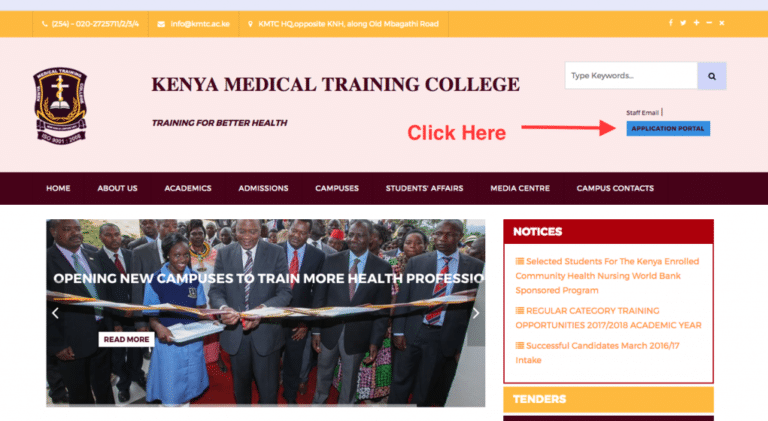KMTC Online Application: How to Apply KMTC Courses Online
