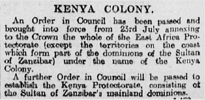 Brief History Of Kenya: What Britain Did To Kenya