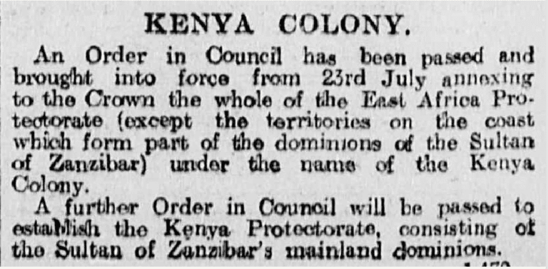 Brief History Of Kenya: What Britain Did To Kenya