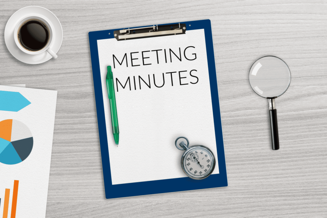 How to Write Minutes of a Meeting in 2020